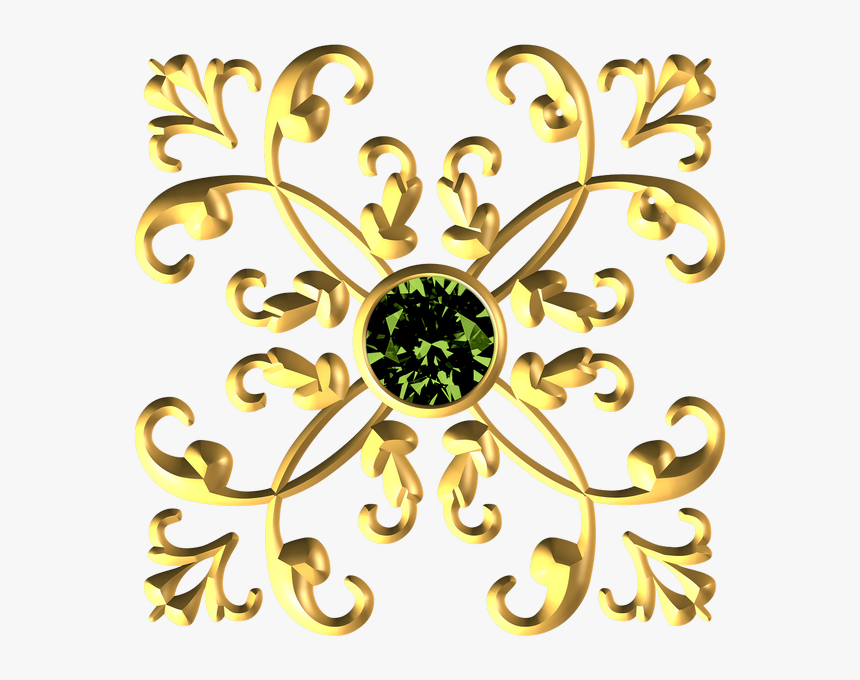 Png Corner Designs Golden Colour, Transparent Png , Transparent Png ...