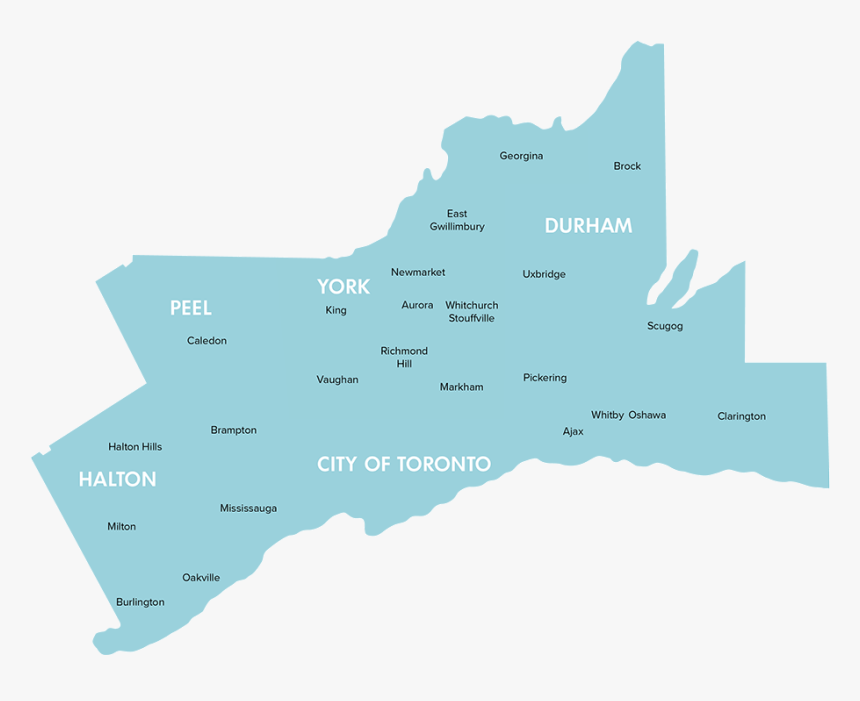 Regions Of Toronto Canada, HD Png Download , Transparent Png Image ...