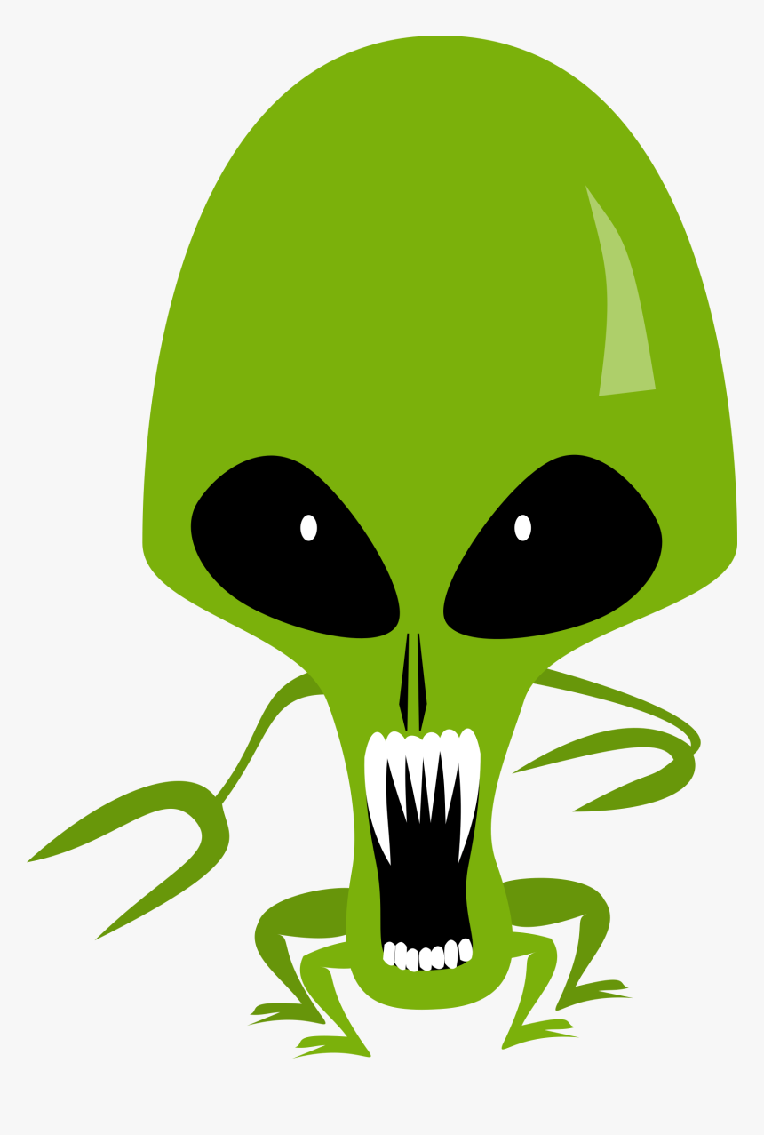 Vector Graphics Extraterrestrial Life Clip Art Image - Scary Alien ...