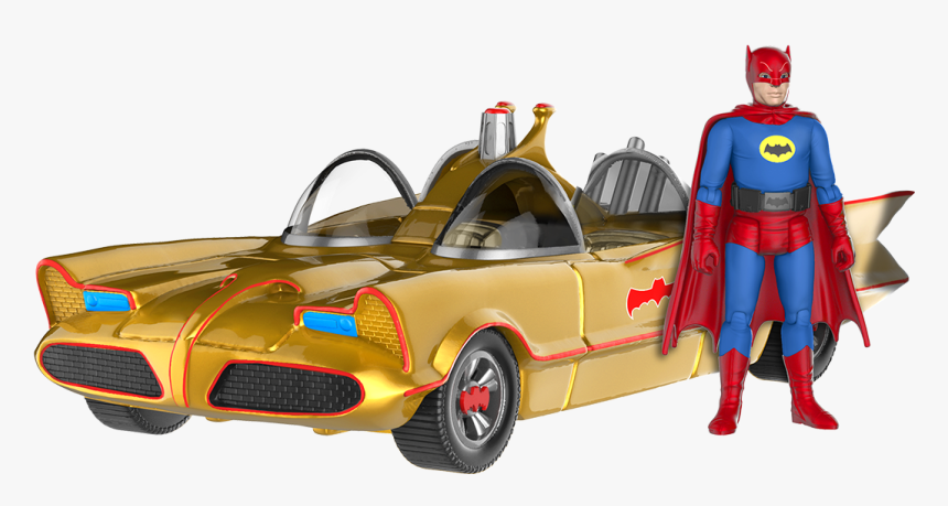 Action Figure Gold Batmobile With Batman, HD Png Download , Transparent ...