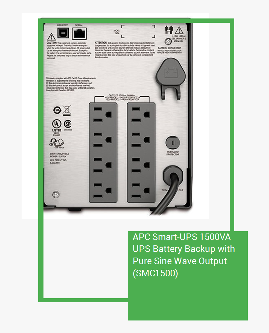 Apc Smart Ups Smc1500, HD Png Download , Transparent Png Image - PNGitem