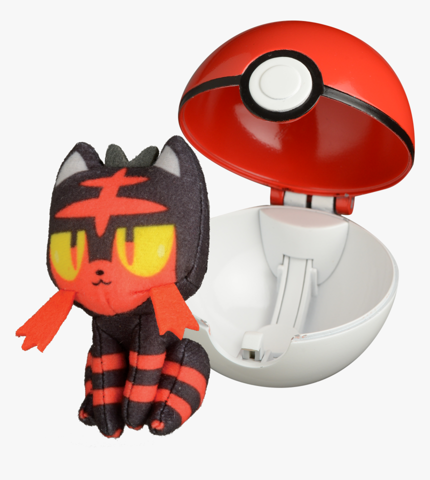 Pokemon Popplio Poke Ball, HD Png Download , Transparent Png Image ...