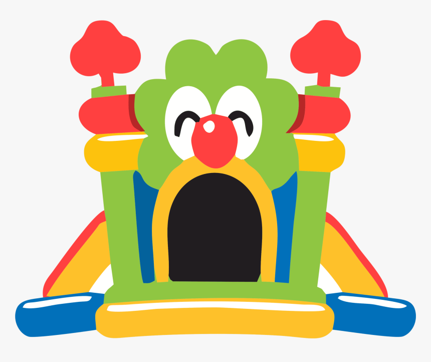 Jumping Castle Vector Png Clipart , Png Download - Bounce House Clipart ...