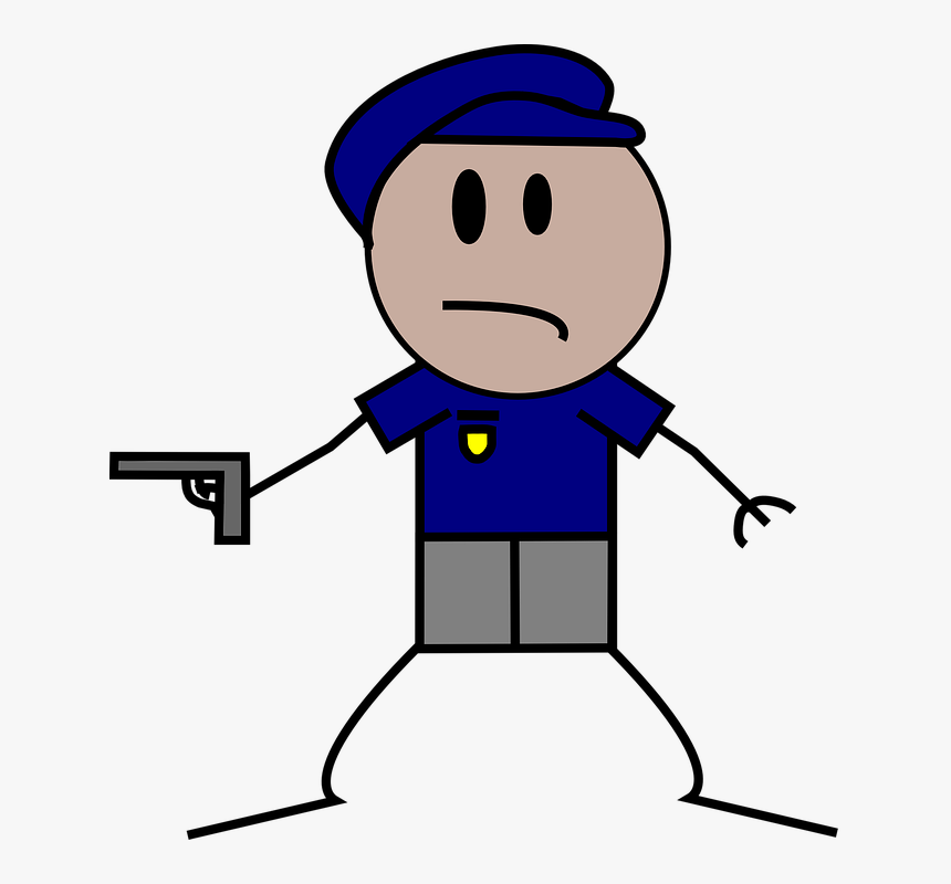 Police Officer Stick Figure, HD Png Download , Transparent Png Image ...