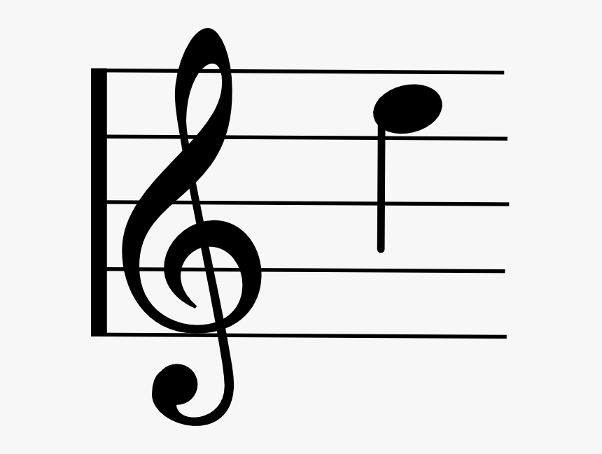 Staff Musical Note Clef - Treble Clef, HD Png Download , Transparent ...