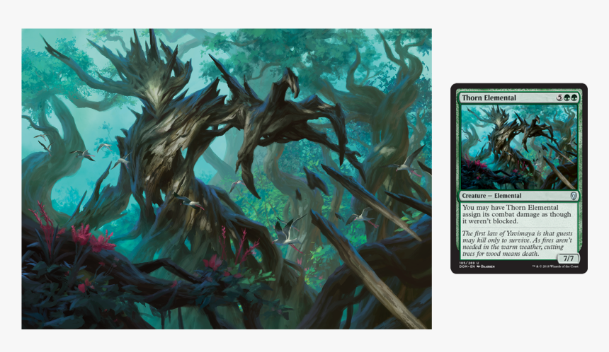 Mtg Thorn Elemental, HD Png Download , Transparent Png Image - PNGitem