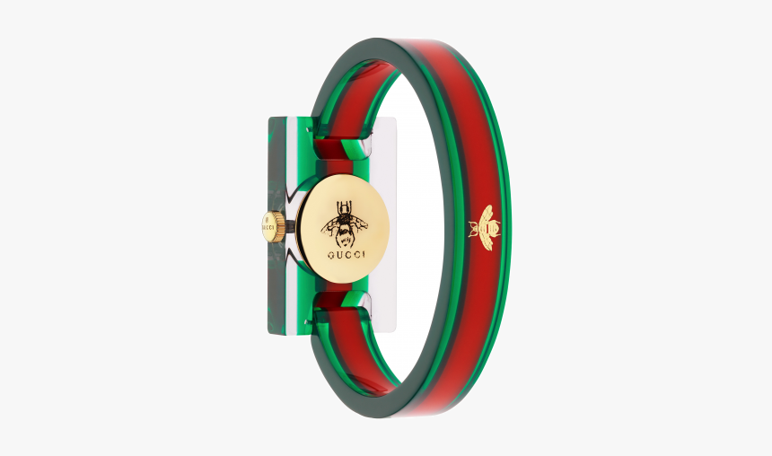 Gucci Plastic Green And Red Watch, HD Png Download , Transparent Png ...