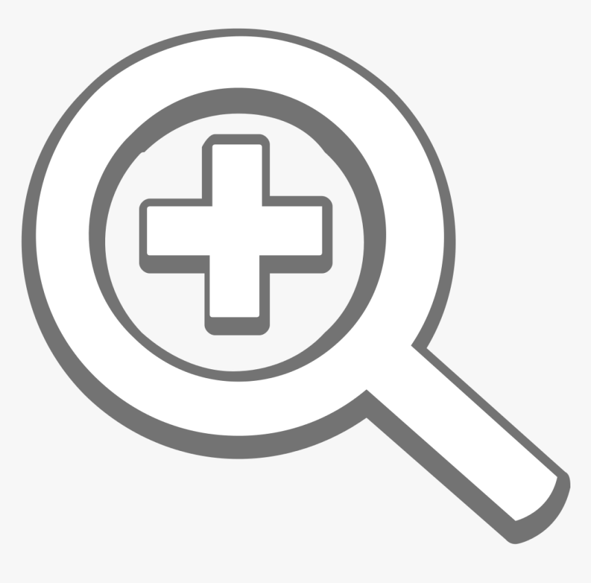 White Zoom Symbol Png, Transparent Png , Transparent Png Image - PNGitem