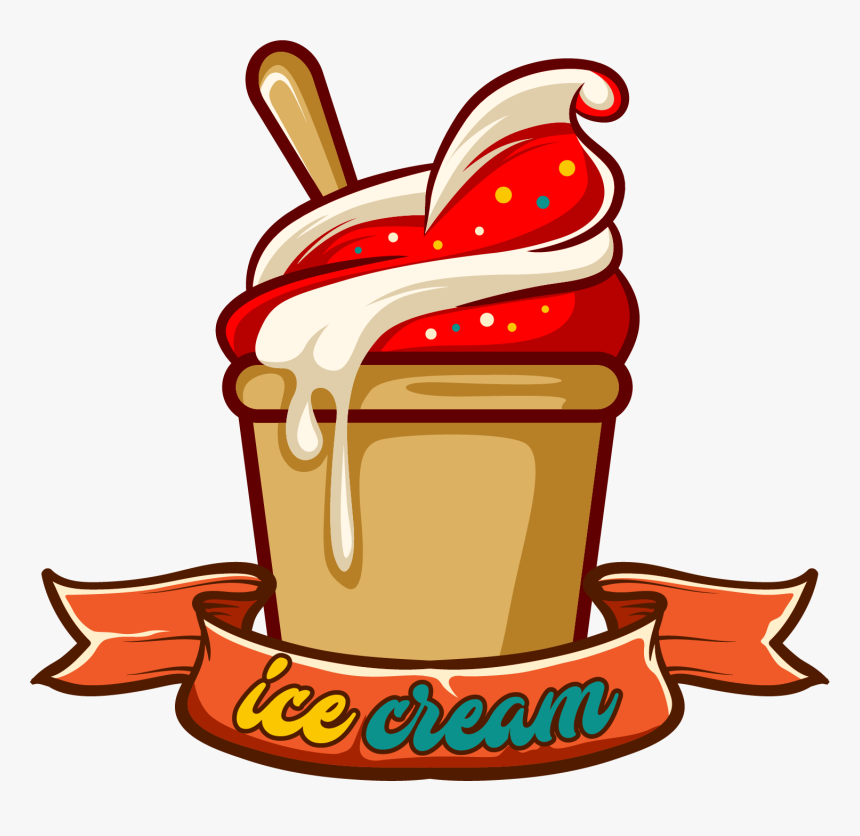 Sticker Ice Cream Cup Png, Transparent Png , Transparent Png Image ...