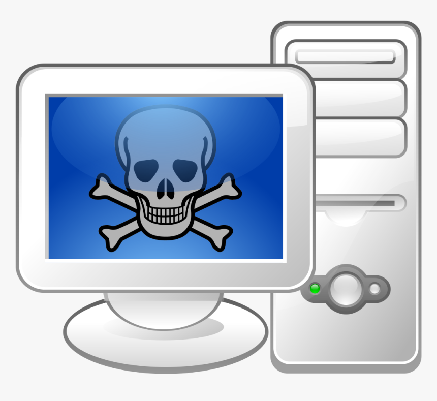 File - Malware Logo - Svg - Skull And Crossbones , - Transparent ...