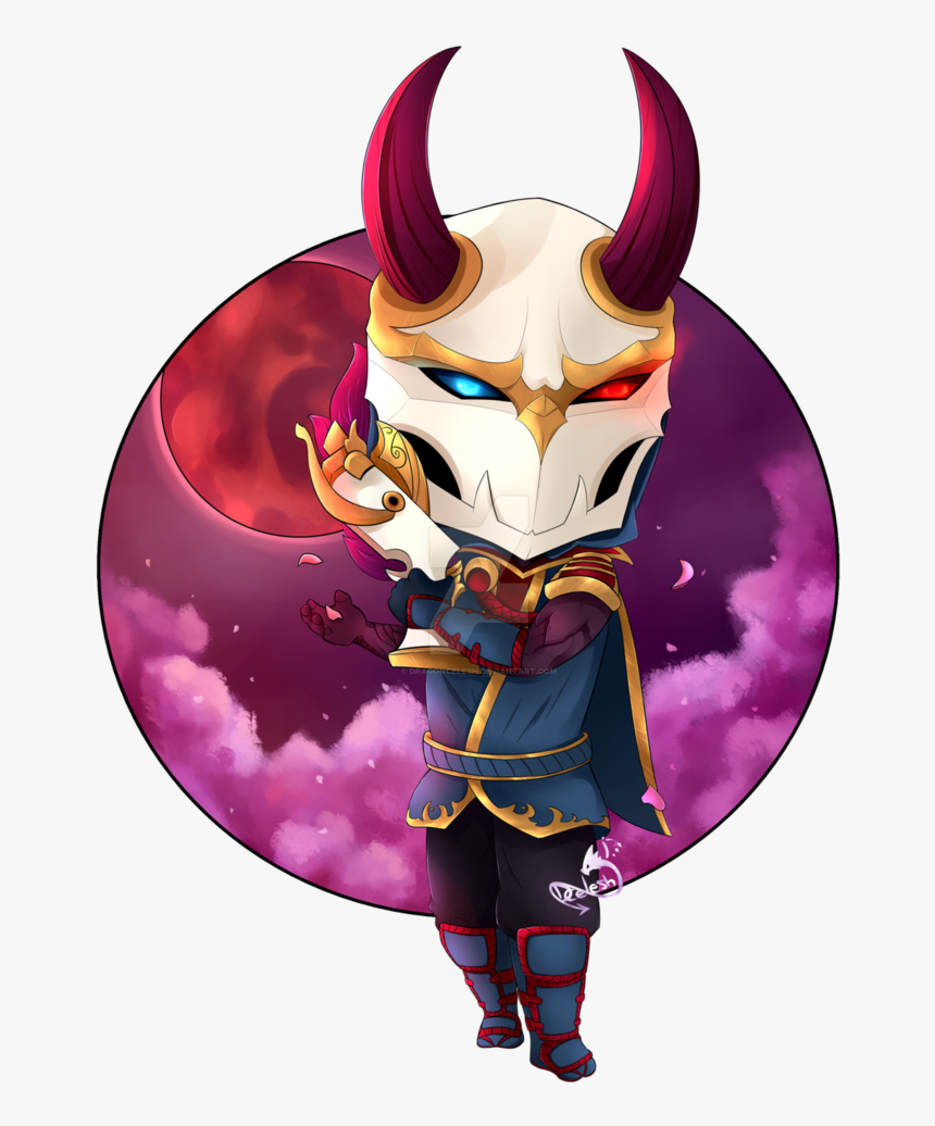 Chibi Blood Moon By - League Of Legends Jhin Chibi, HD Png Download ...