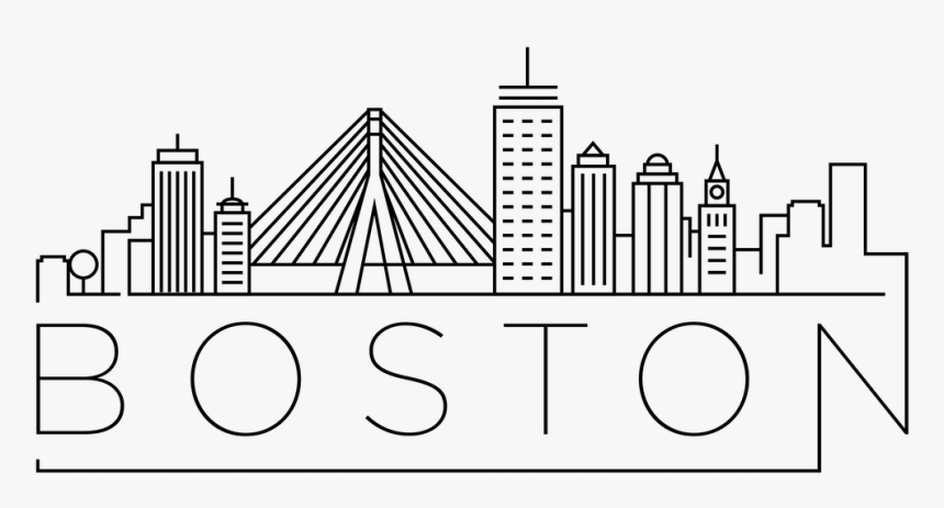Transparent Boston Clip Art Black And White - Transparent Boston ...