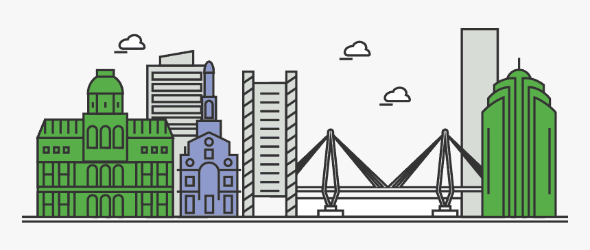 Boston City Cartoon, HD Png Download , Transparent Png Image - PNGitem