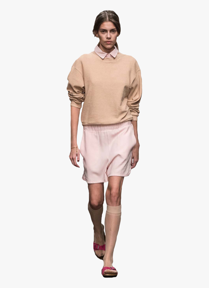 Walking Model On Catwalk Png Image - Fashion Show Model Png ...