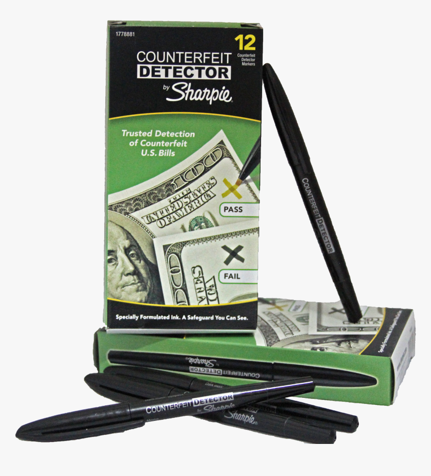 Counterfeit Detector Pen - 100 Dollar Bill, HD Png Download ...