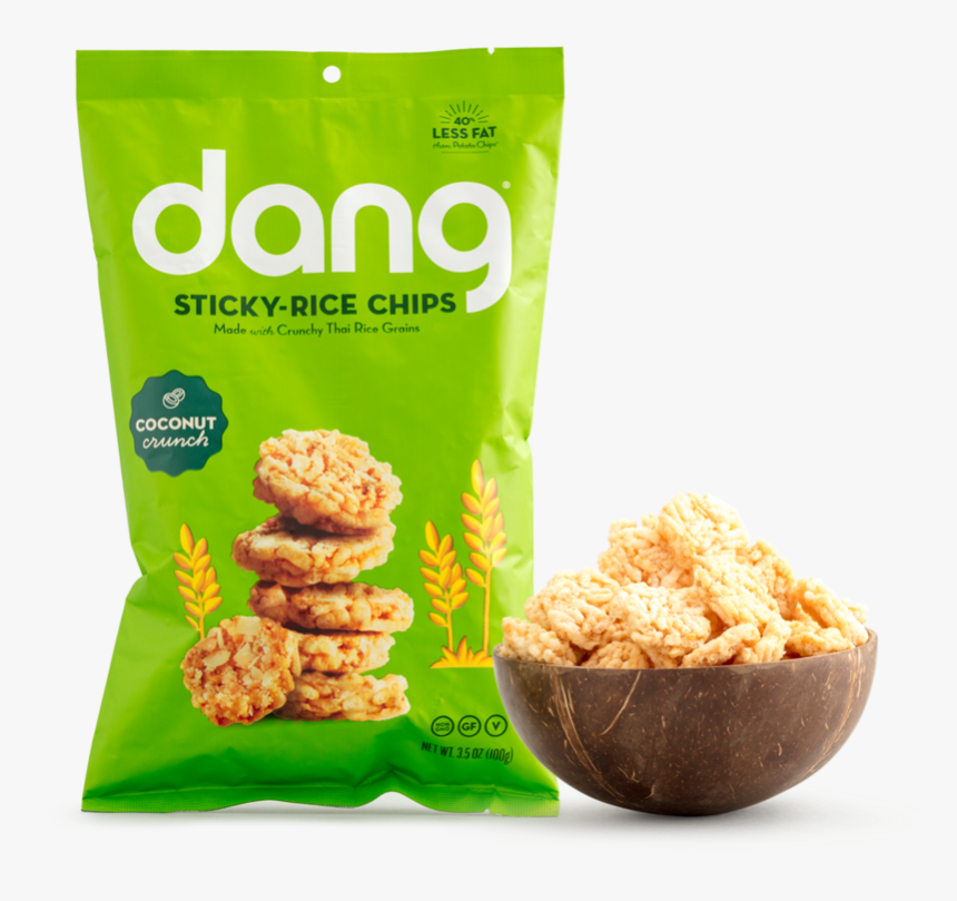 Dang Coconut Rice Chips, HD Png Download , Transparent Png Image - PNGitem