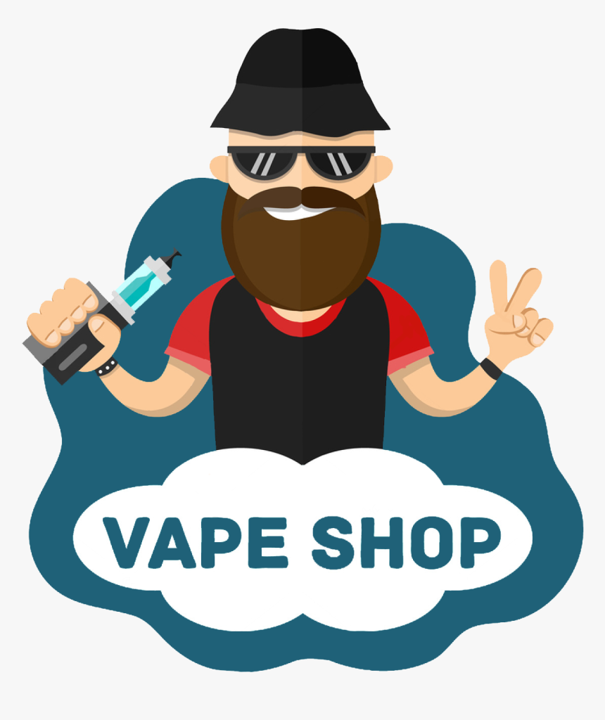 Vape Pen Cartoon Clipart , Png Download - Vape Store Owner Cartoon ...