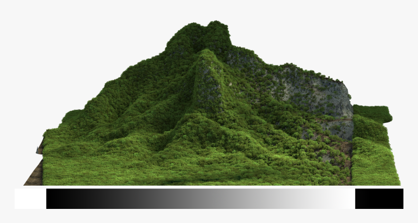 Gradient Used As Decimate Texture On A Point Cloud - Hill, HD Png ...