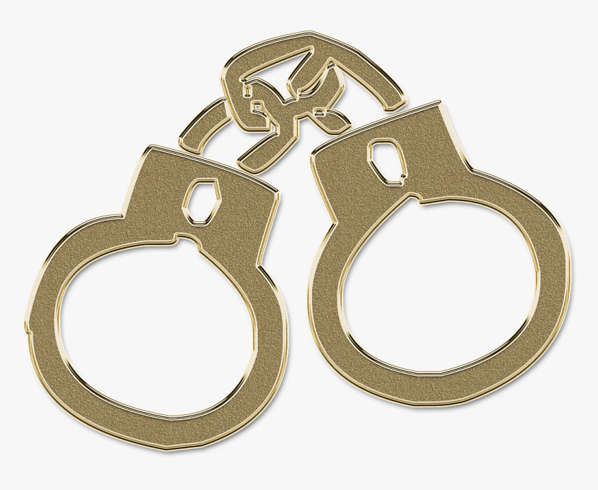 Golden Handcuffs - Gold Handcuffs Png, Transparent Png , Transparent ...