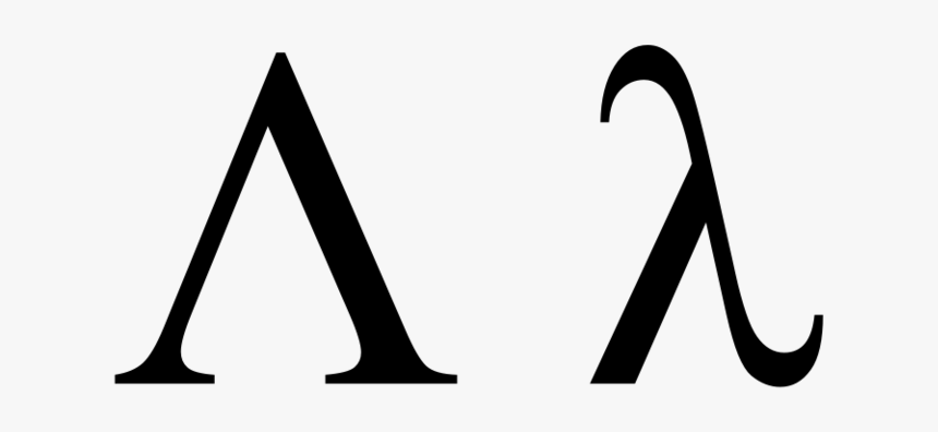 Picture Of Math Symbols - Lambda Symbol, HD Png Download , Transparent ...