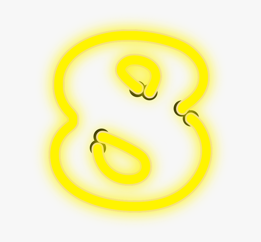 Number Neon 8, HD Png Download , Transparent Png Image - PNGitem