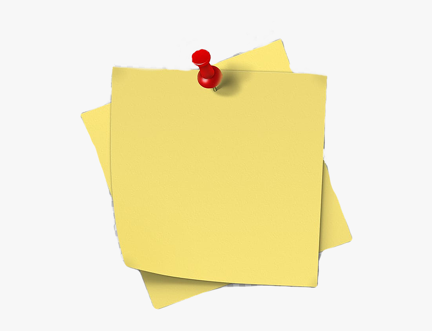 Transparent Background Sticky Note Png, Png Download , Transparent Png ...