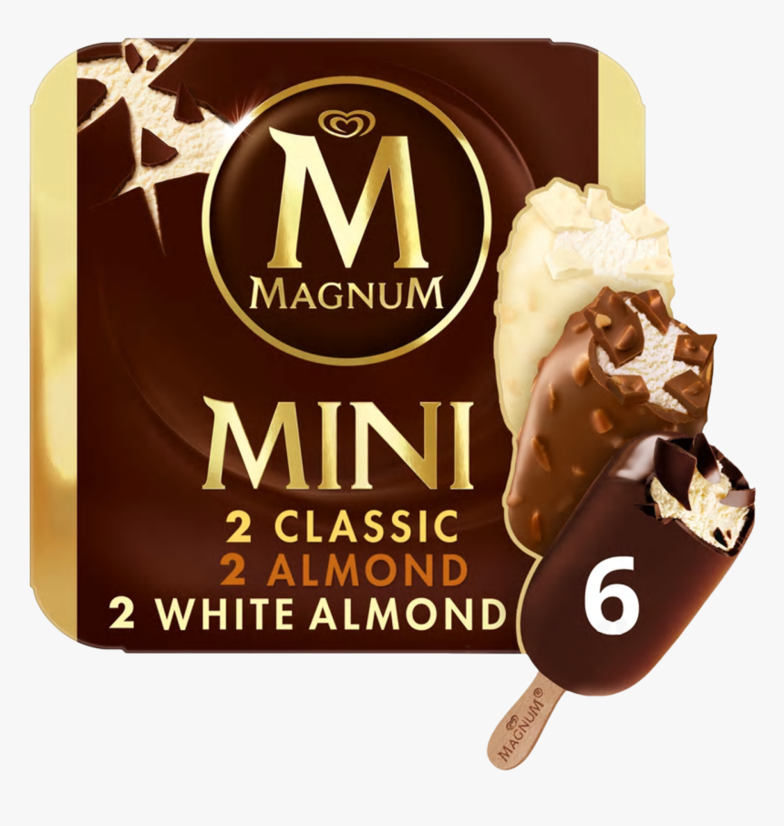 Magnum Mini Classic, Almond, White Almond Mix 6x45ml - Mini Magnum ...
