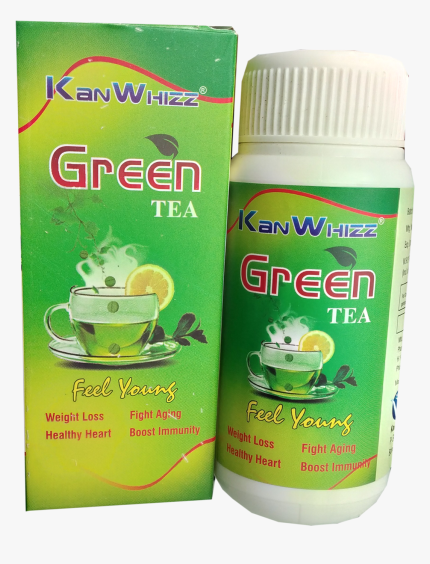 Picture Of Kanwhizz Green Tea - Kanwhizz Product, HD Png Download ...