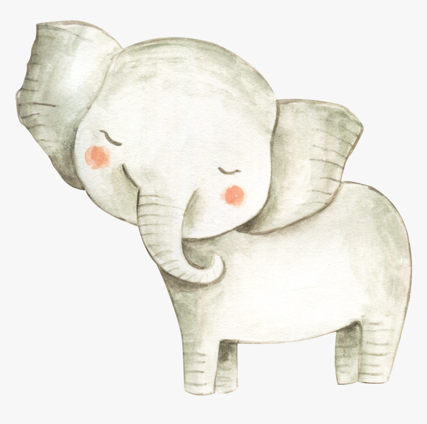 Watercolor Baby Elephant, HD Png Download , Transparent Png Image - PNGitem