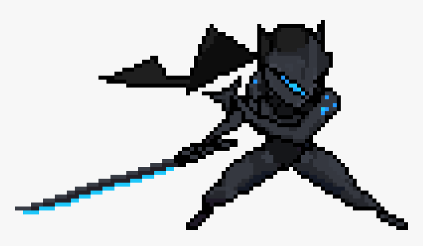 Pixel Art Overwatch Genji, HD Png Download , Transparent Png Image ...