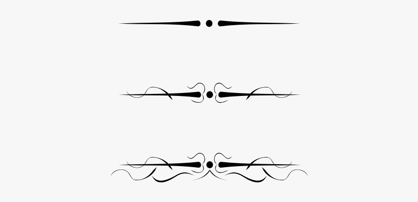 3 Victorian Decorative Underlines Vector Clip Art - Clip Art Under Line ...