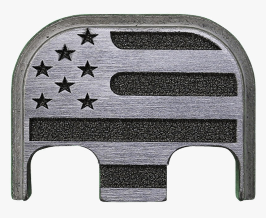 American Flag Titanium Brushed Finish Back Plate - Glock Titanium Back ...