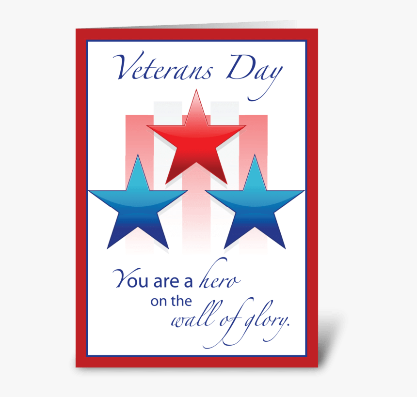 Veterans Day Patriotic Hero Wall Of Hero Greeting Card - Veterans Day ...