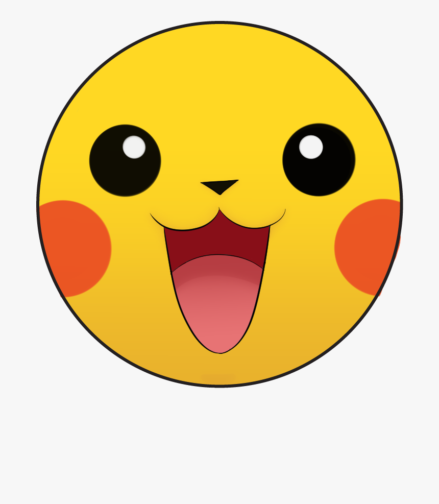 Pikachu Face No Background, HD Png Download , Transparent Png Image ...