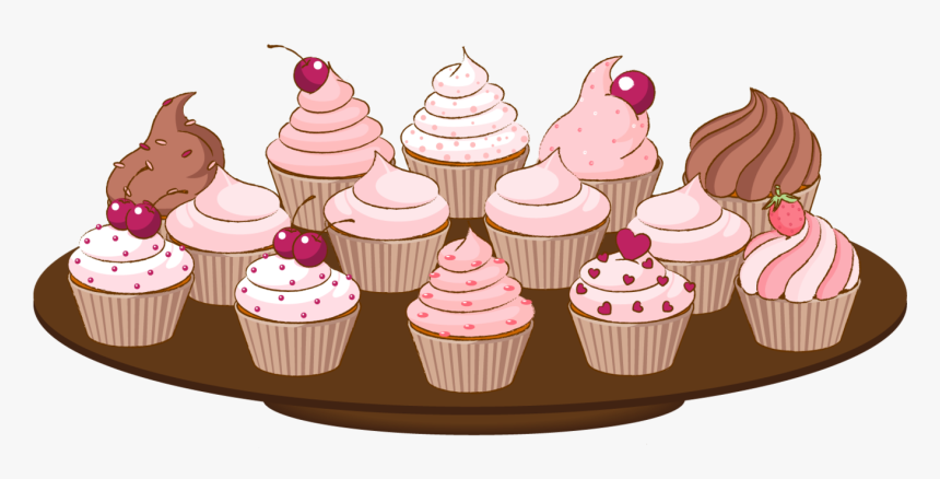 Cupcake Border Clipart