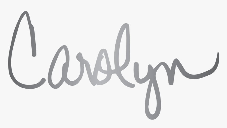 The Carolyn - Calligraphy, HD Png Download , Transparent Png Image ...
