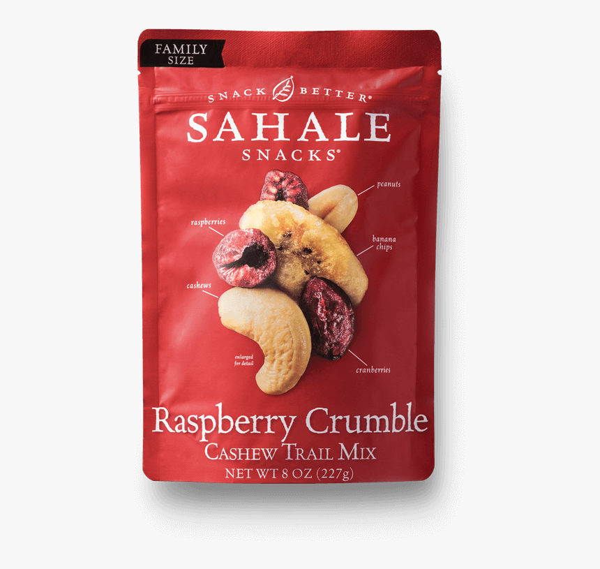 Raspberry Crumble Cashew Trail Mix - Sahale Snacks, HD Png Download ...