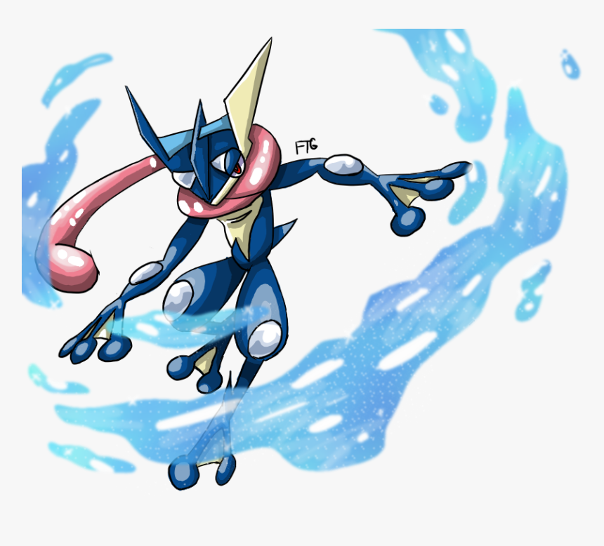 Greninja Standing Up, HD Png Download , Transparent Png Image - PNGitem