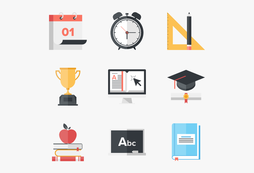 Wall-clock - Lesson Icon Png, Transparent Png , Transparent Png Image ...