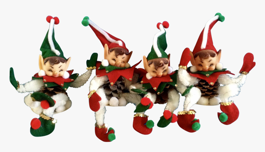 Vintage Christmas Rubber Face Pixie Elf Pipe Cleaner - Christmas Elf ...