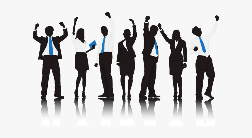 Business Team Success In Blue - Transparent Background Success Png, Png ...