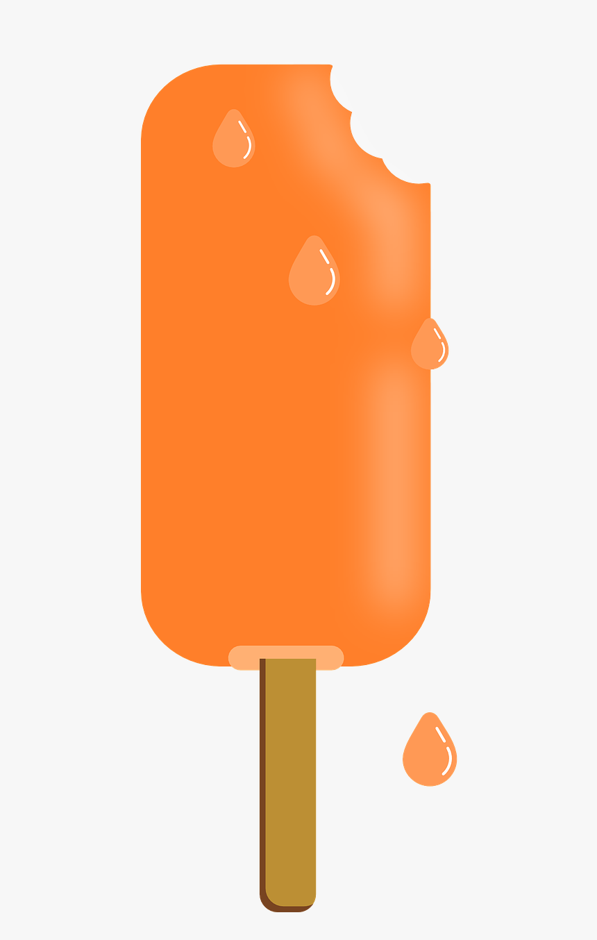 Orange Stick Ice Cream, HD Png Download , Transparent Png Image - PNGitem