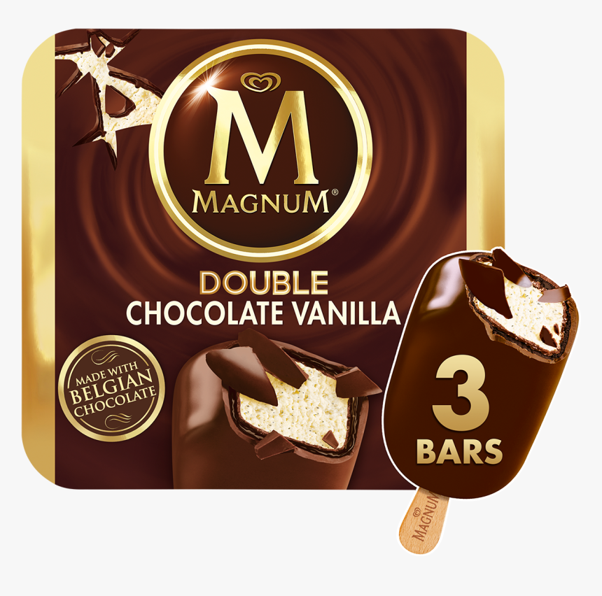 Double Chocolate Magnum Ice Cream Bar , Png Download - Magnum Ice Cream ...