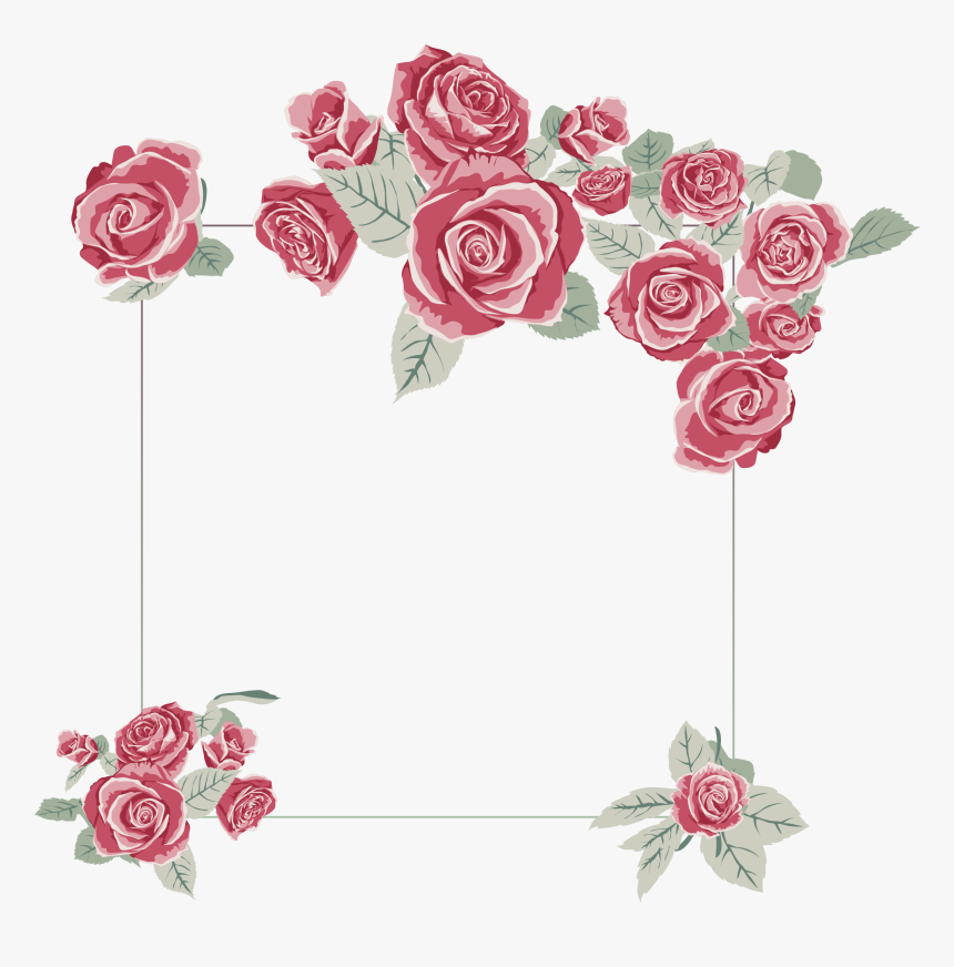Png Rose Frame Free Download, Transparent Png , Transparent Png Image ...