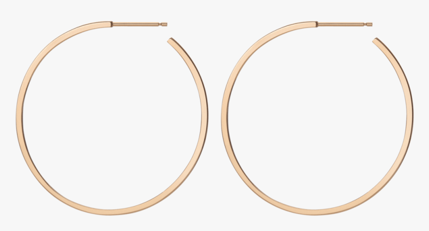 Gold Hoop Earrings Transparent, HD Png Download , Transparent Png Image ...