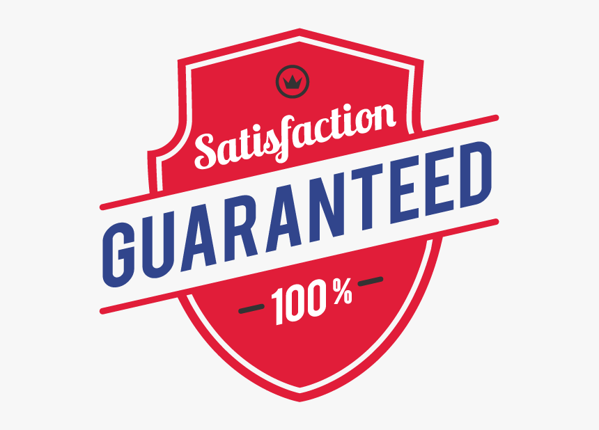 Satisfaction Guaranteed 100% - 100 Satisfaction Guarantee Logo Png ...