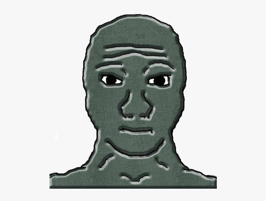 Head - Wojak Front, HD Png Download , Transparent Png Image - PNGitem