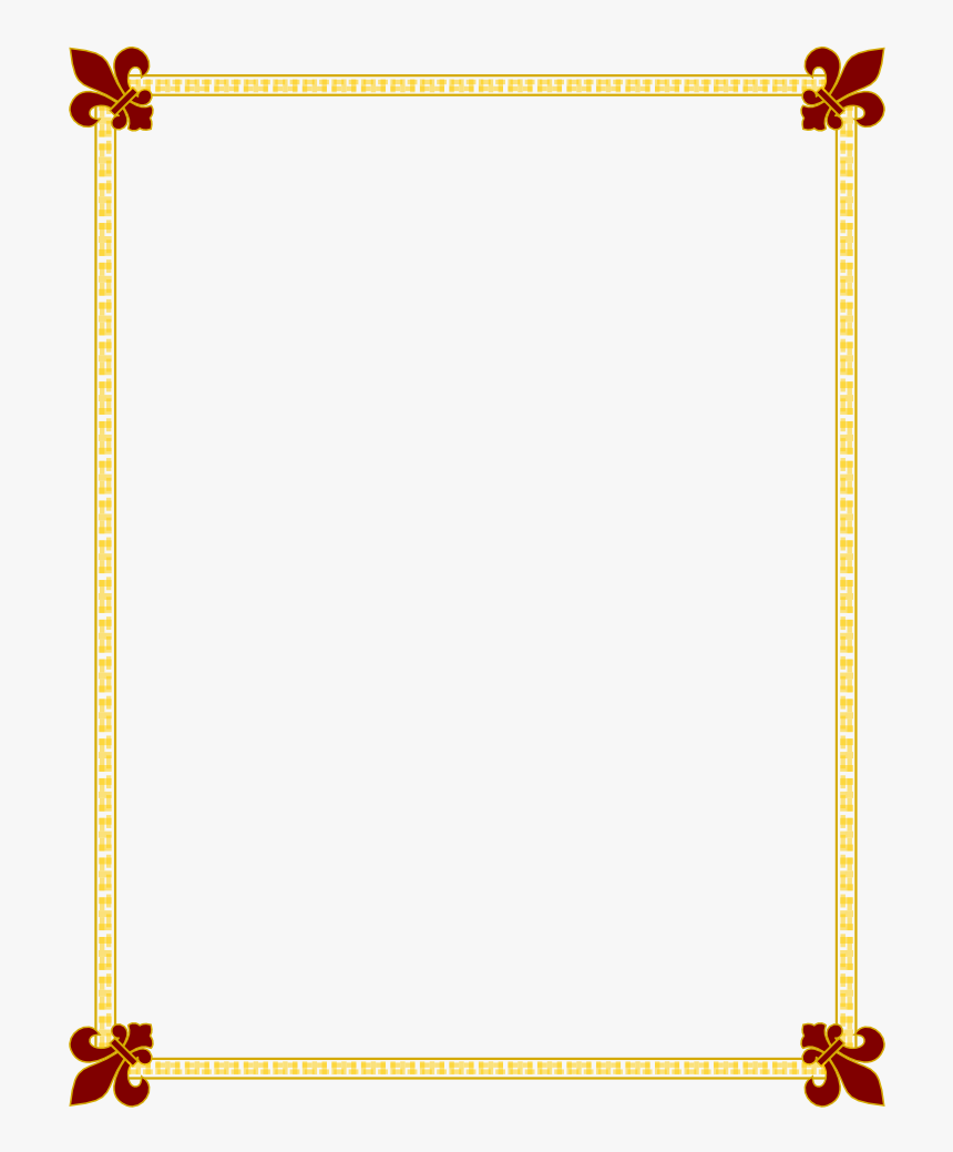 Gold Page Border