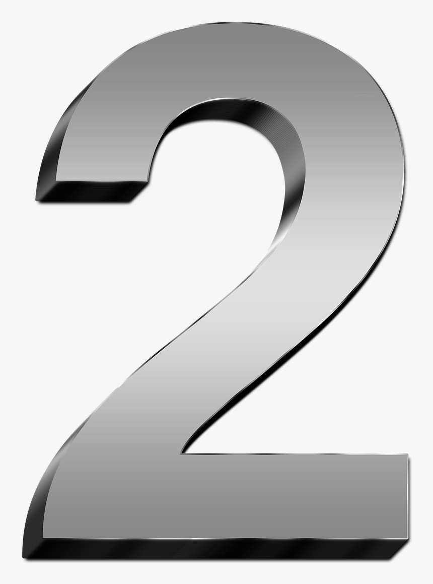 Silver Number 2 Png, Transparent Png , Transparent Png Image - PNGitem