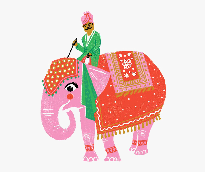 India Transparent Images - Indian Elephant Cartoon Png, Png Download ...